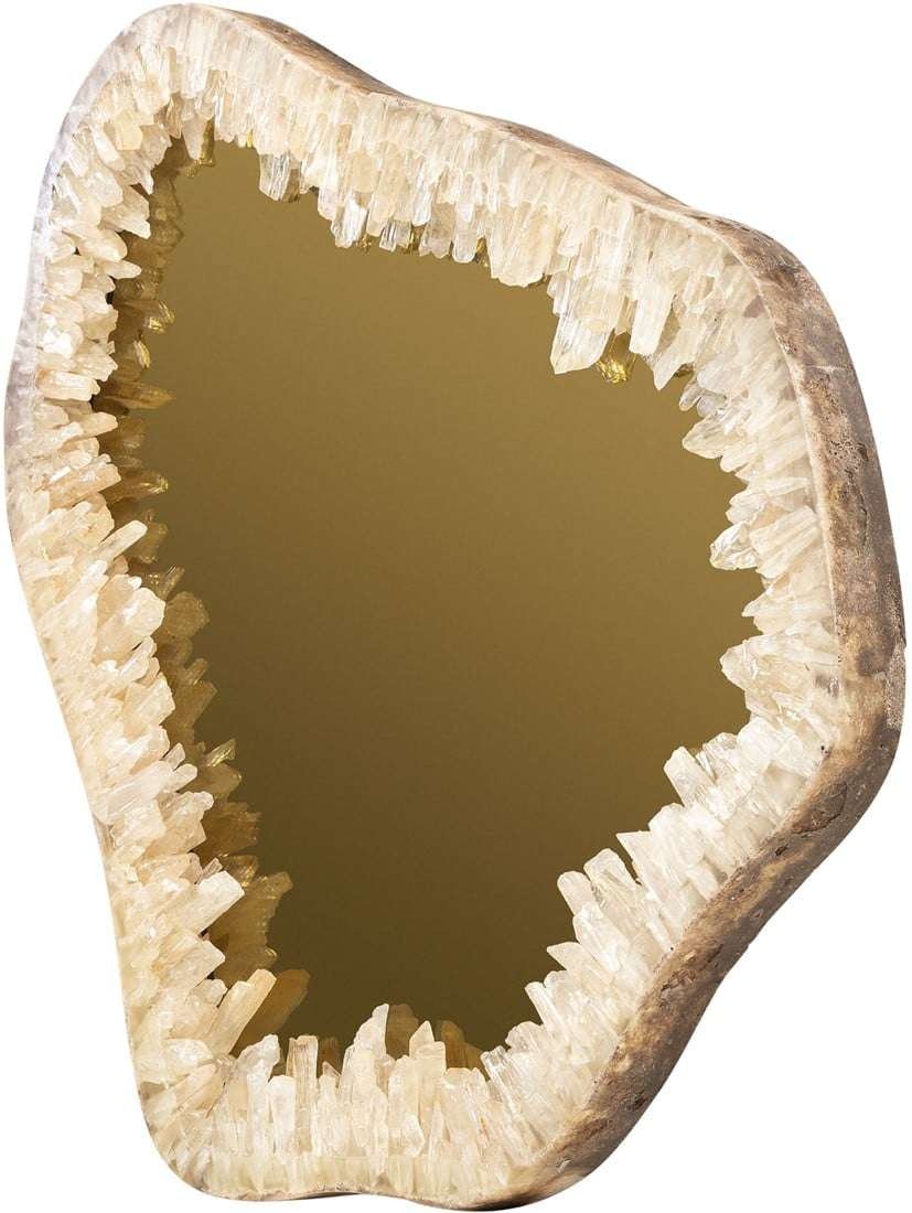 Natural Quartz Crystal Mirror