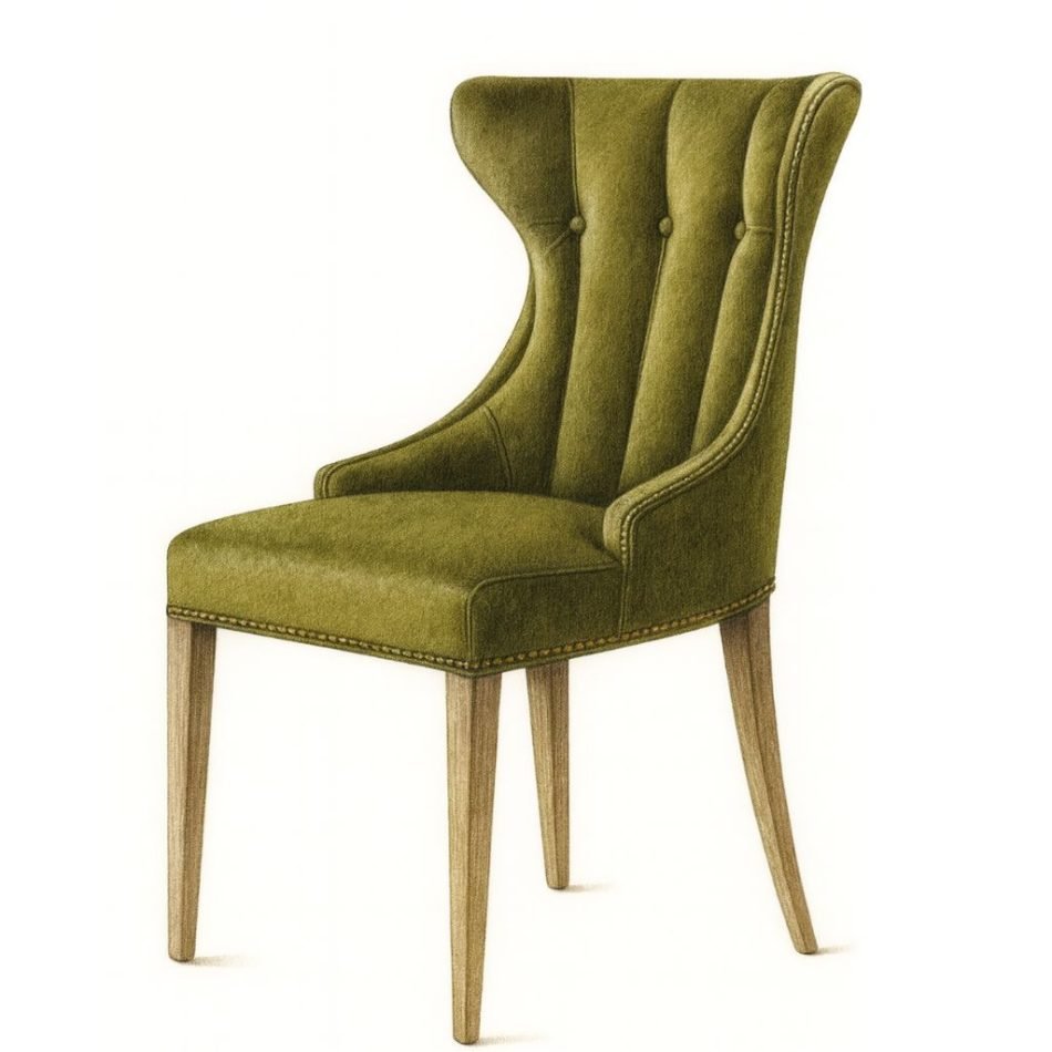 Gowan Dining Chair – Sculptural British Elegance